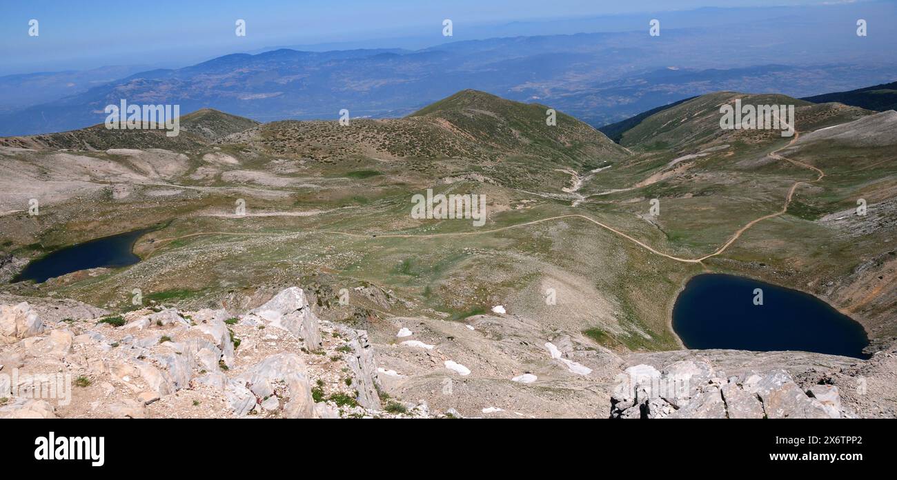 Uludag, located in Bursa, Turkey, is an important tourism spot of the ...