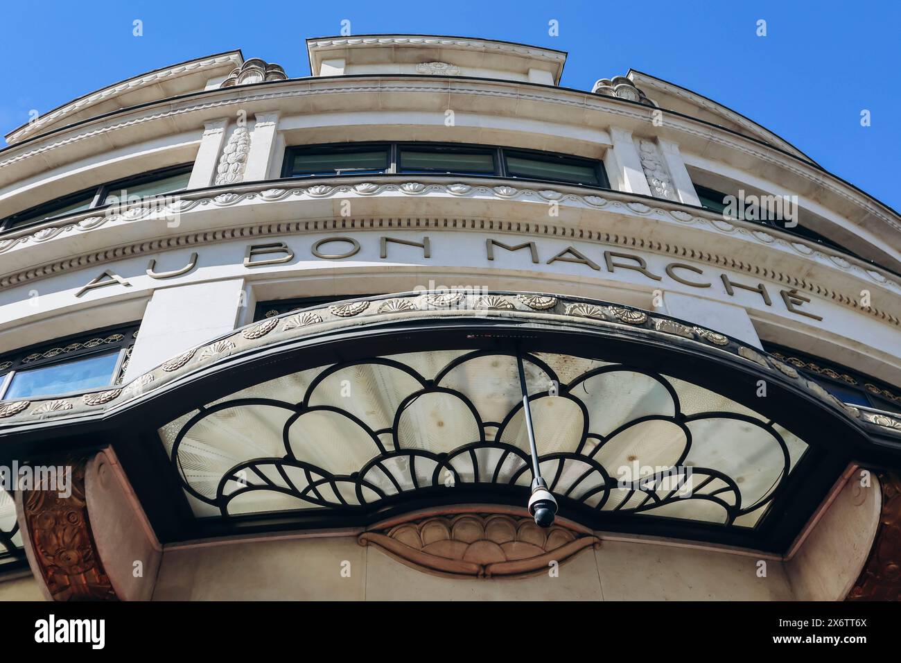 Paris, France - October 1, 2023: The famous department store Le Bon ...