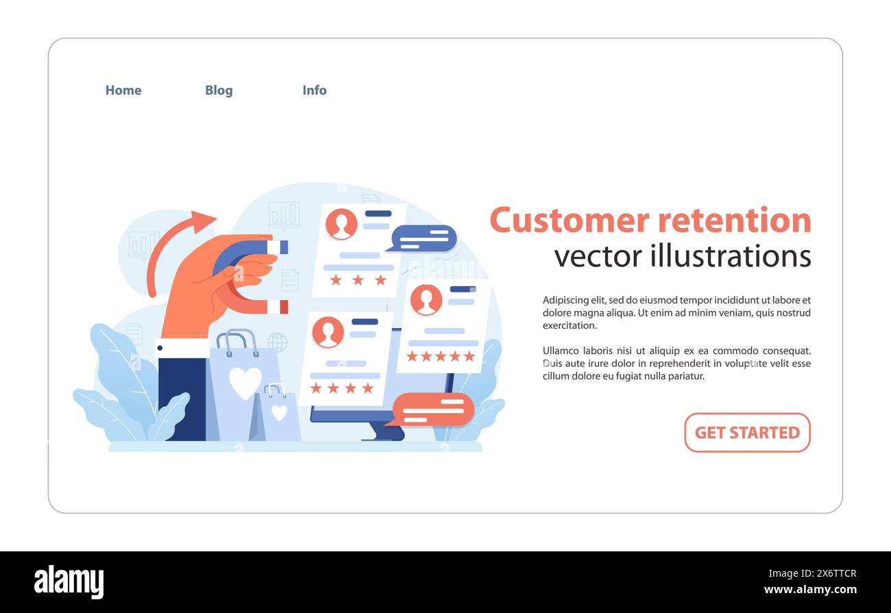 Focused woman analyzing customer reviews and ratings to boost retention ...