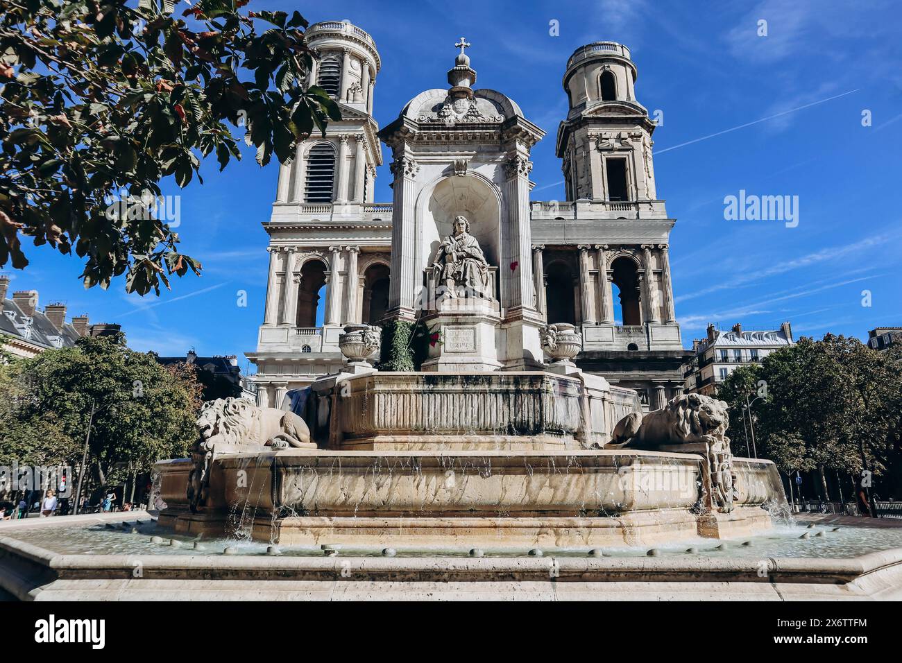 Place saint sulpice hi-res stock photography and images - Alamy