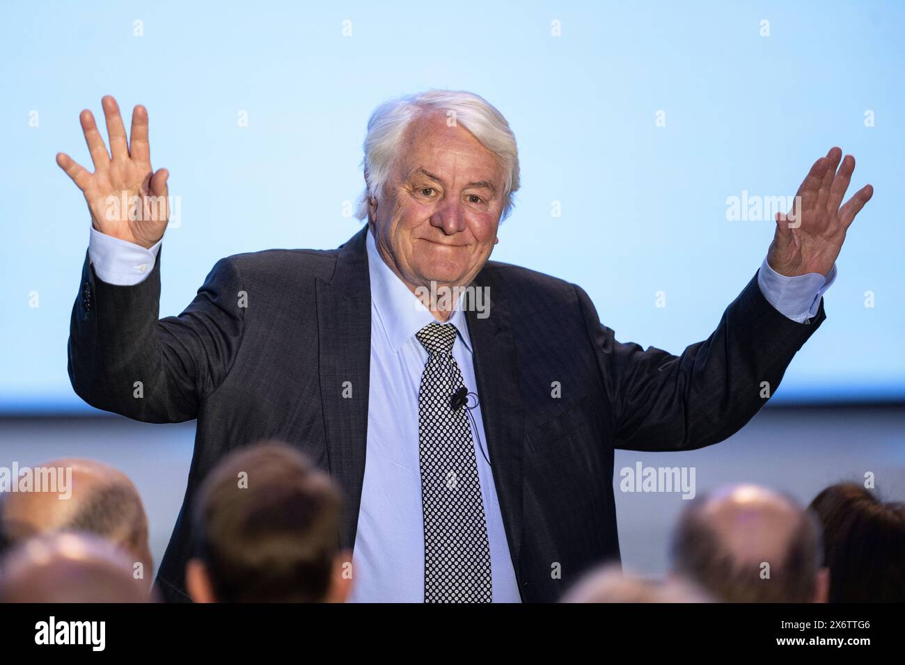 Mannheim, Germany. 16th May, 2024. Hasso Plattner, co-founder of the ...