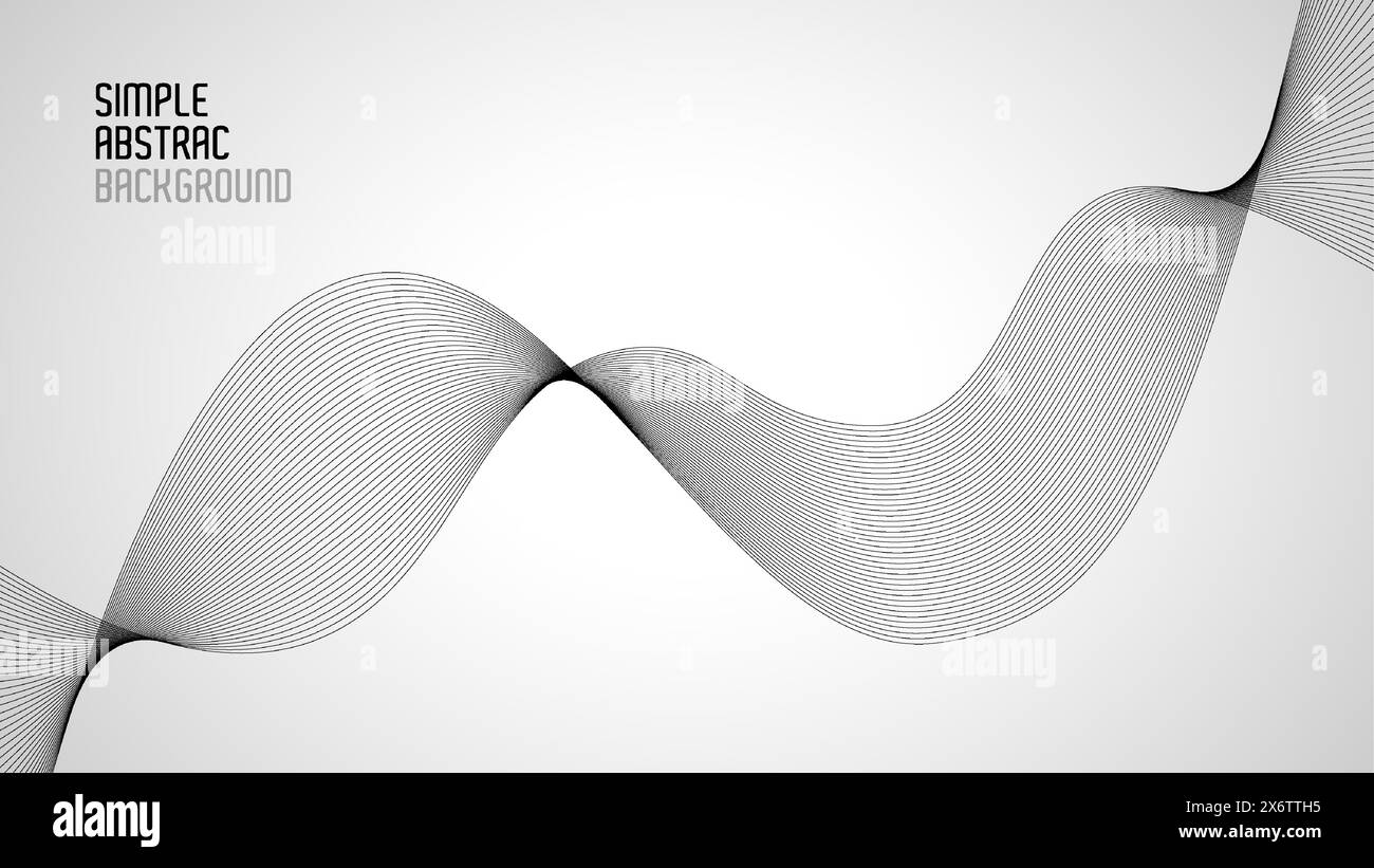 Abstract and Minimalist Black Lines Vector Background Stock Vector ...