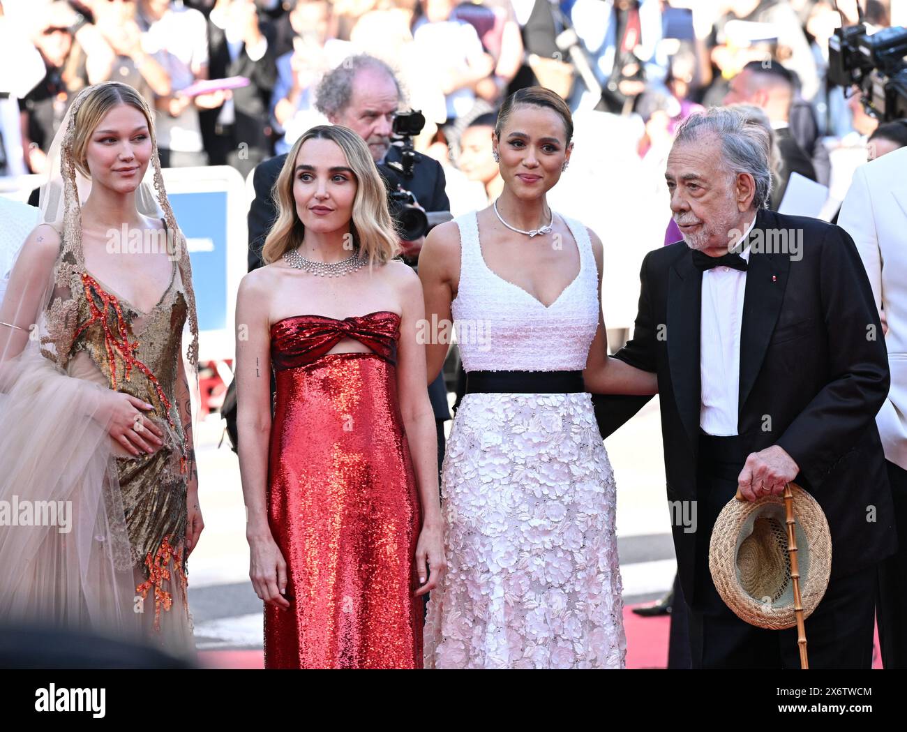 Cannes, France. May 16th, 2024. Grace Van der Waal, Aubrey Plaza ...