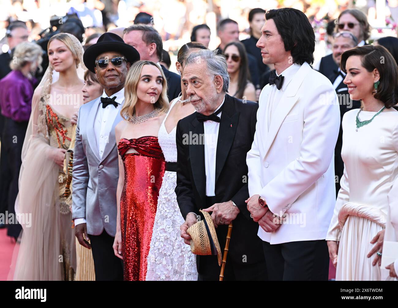 Cannes, France. May 16th, 2024. Grace Van der Waal, Giancarlo Esposito ...