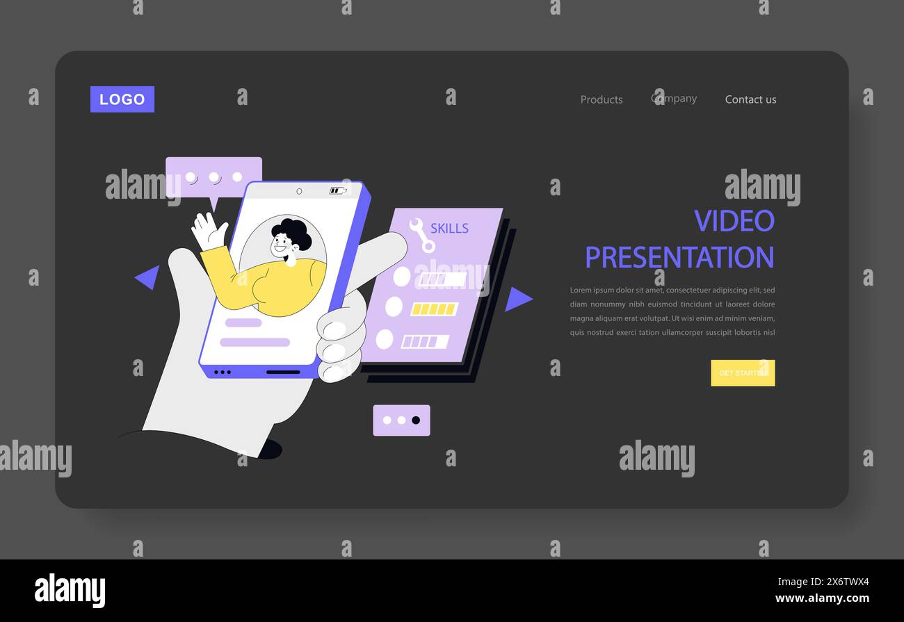 Modern online education concept with a robot hand holding a tablet displaying a video ...
