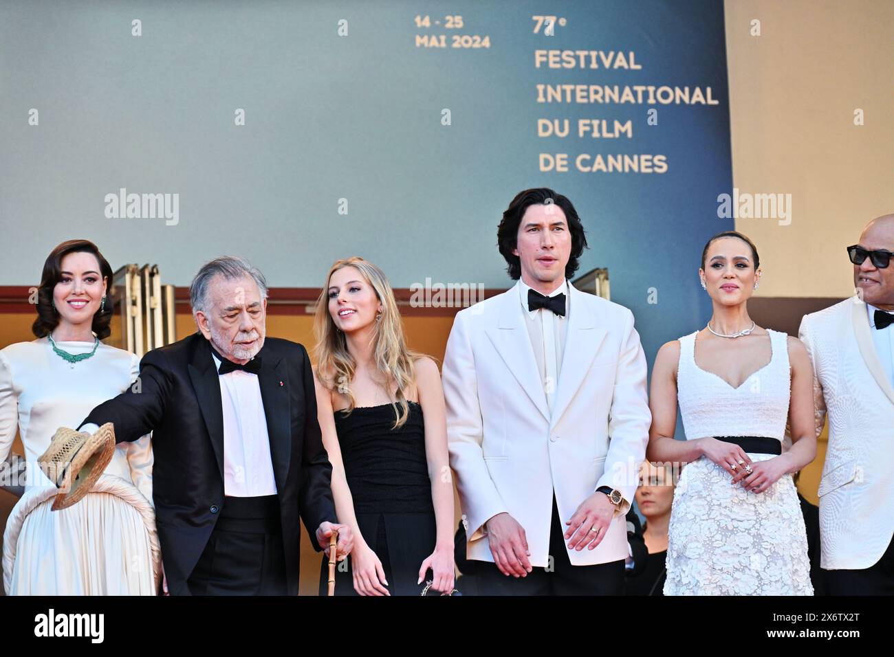 Cannes, 77th Cannes Film Festival 2024, Third Evening, Red Carpet of the Film “Megalopolis”. In ...