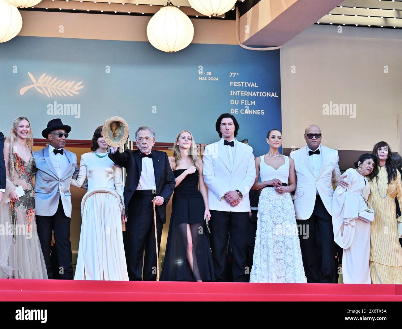 Cannes, 77th Cannes Film Festival 2024, Third Evening, Red Carpet of the Film “Megalopolis”. In ...