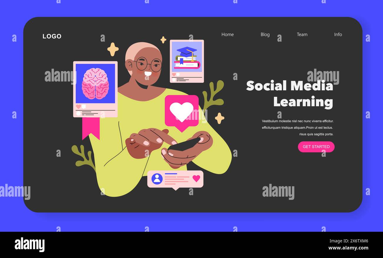 Flexible Learning Schedules concept A student with a calendar and ...