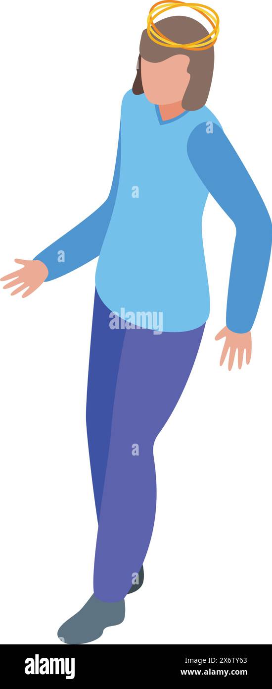 Tech enthusiast wearing virtual Stock Vector Images - Alamy