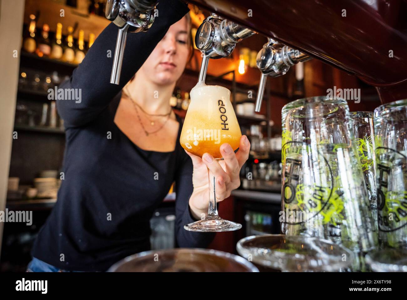 Zaanse Schans, traditional dutch beer, Zaanstad Municipality, European ...