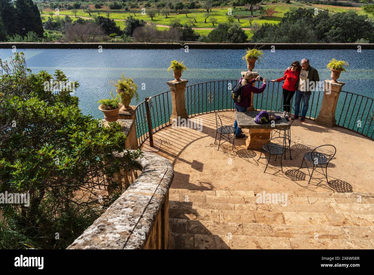 the royal pond. Raixa, public property, municipality of Bunyola ...