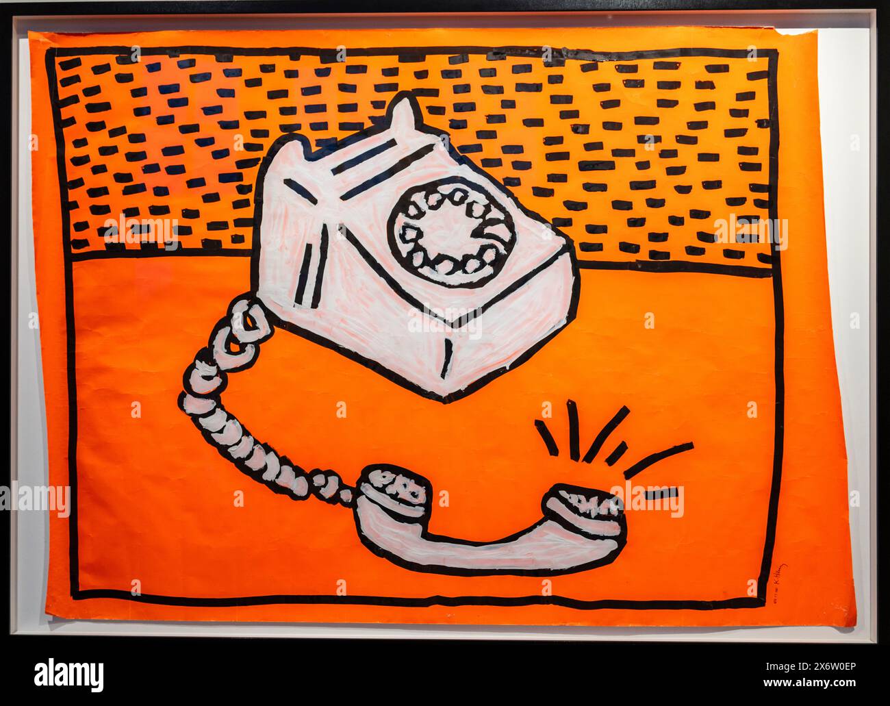 Keith haring art exhibition hi-res stock photography and images - Alamy