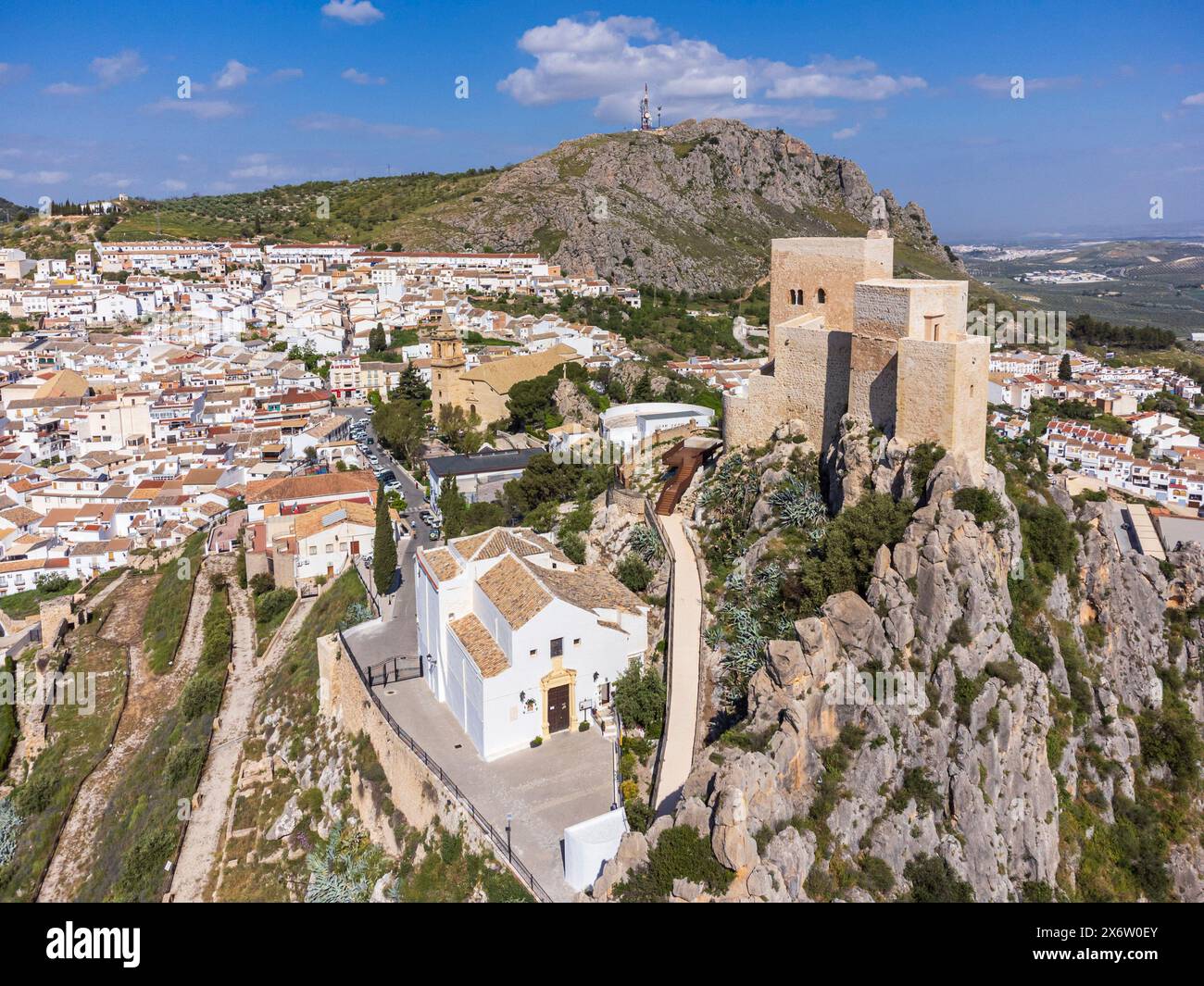Luque, Islamic castle, Hermitage of the Rosary and Parish of Our Lady ...