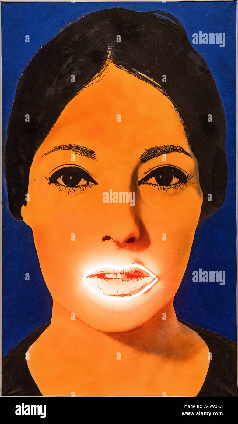 Martial Raysse, High Voltage Painting, 1965, cut-out photograph, ink ...