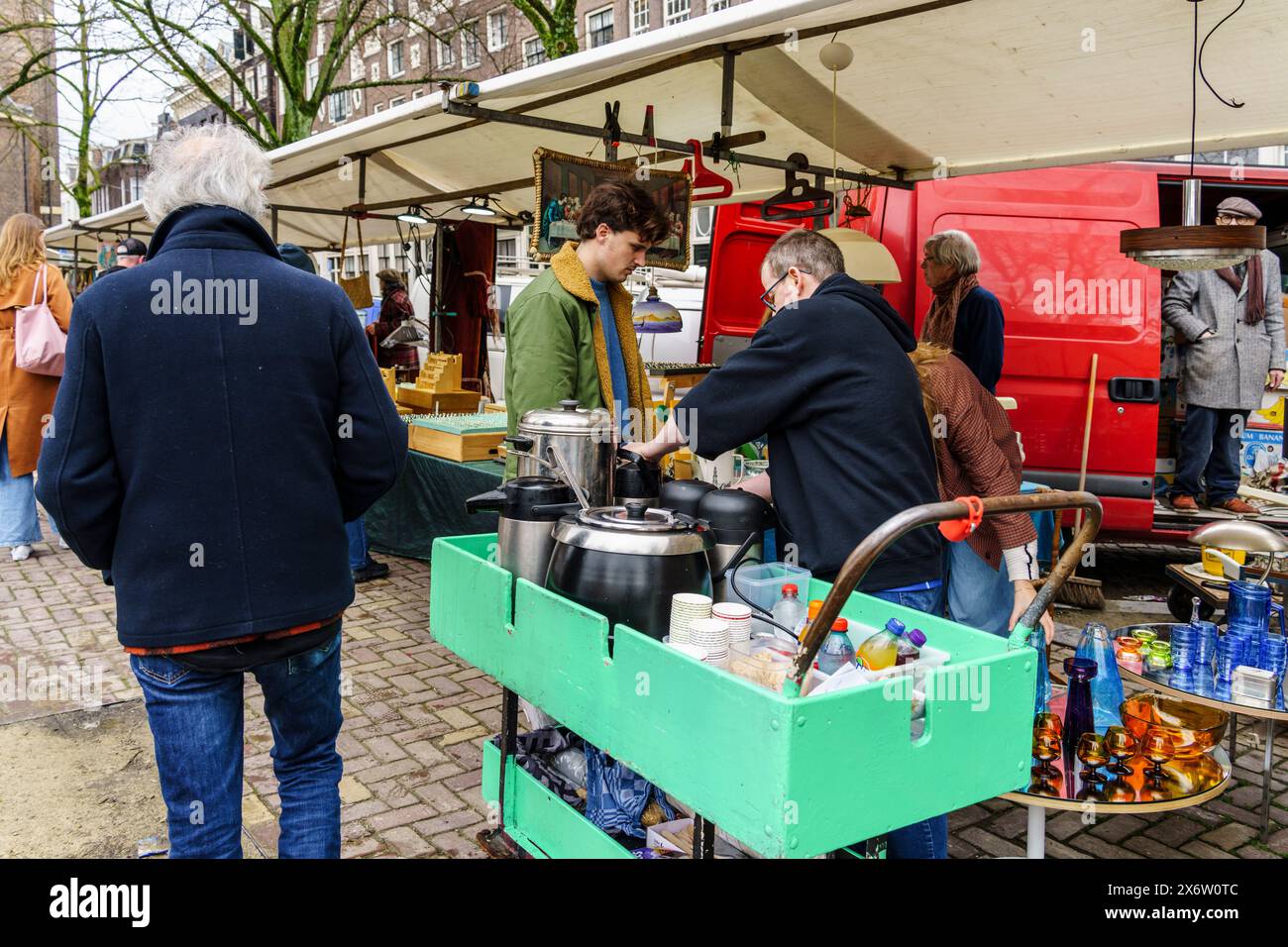 Noordermarkt street market, Amsterdam, Netherlands Stock Photo - Alamy