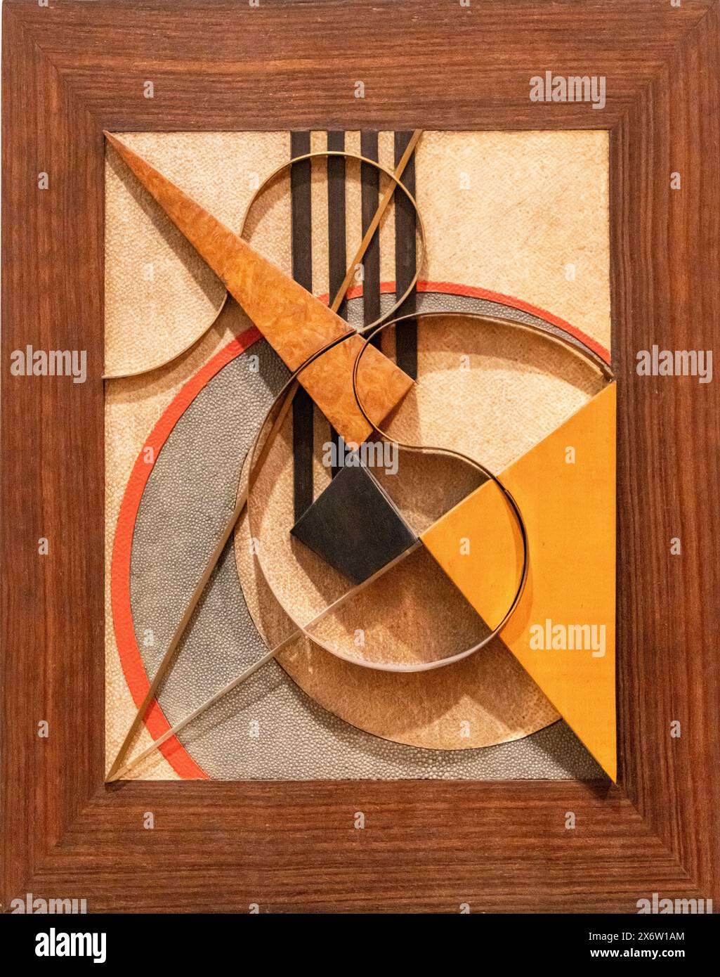 Cesar Domela, Relief, 1942-1945, wood, veneer, plastic, parchment ...