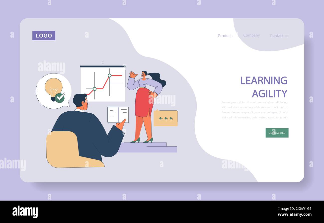Learning Agility. Professionals engaged in dynamic learning with growth ...