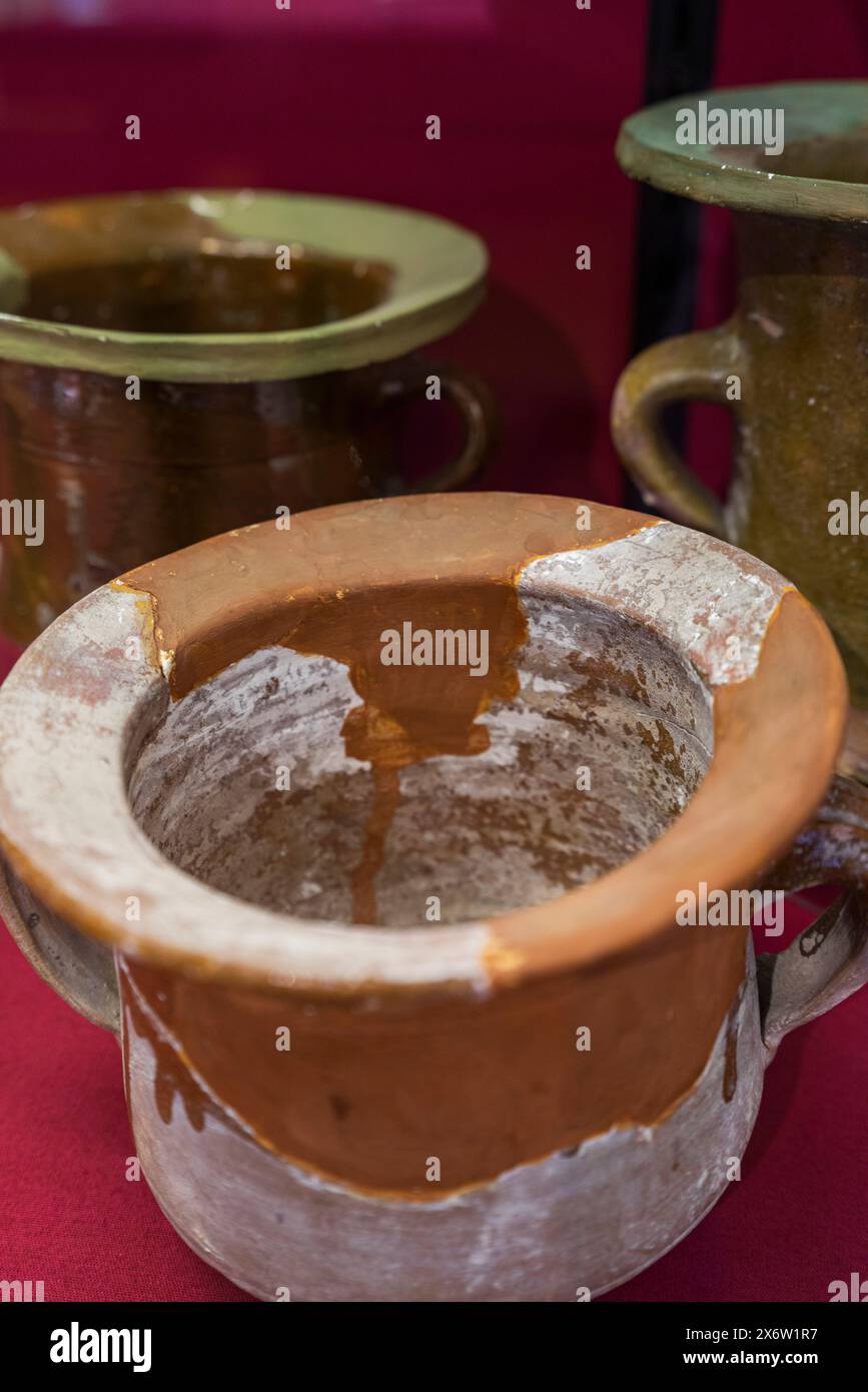 chamber pots, muslim era, Archeological Museum. Úbeda, Jaén province ...