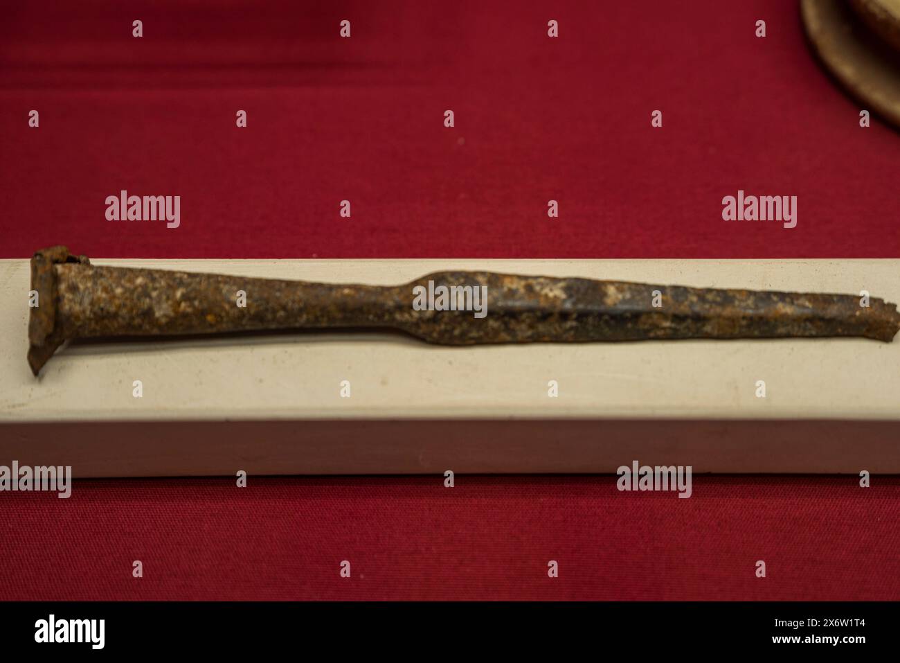 pilum tip, Iberian culture, Archeological Museum. Úbeda, Jaén province ...