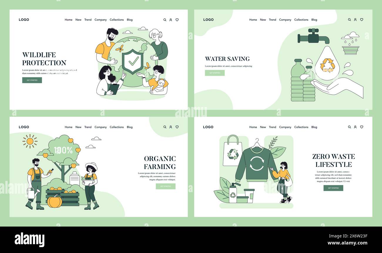 Wildlife conservation practices Stock Vector Images - Alamy