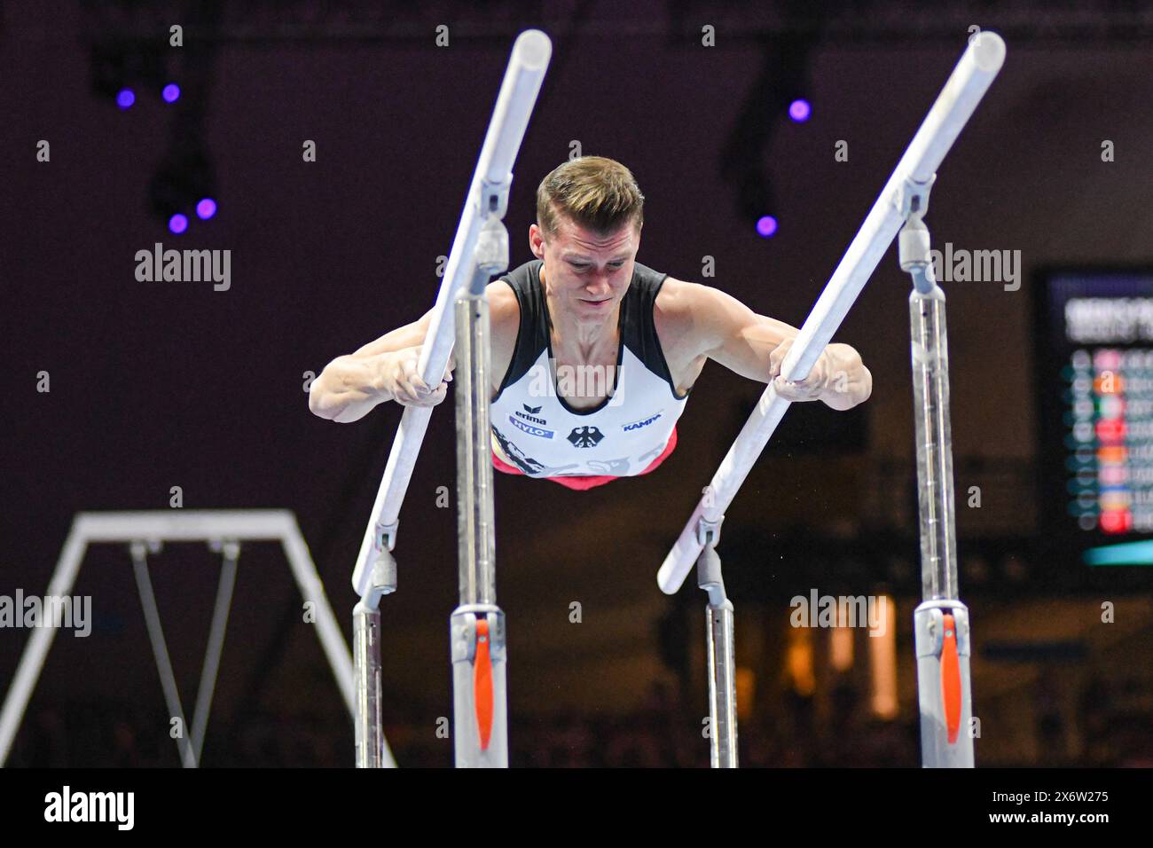 Lukas Dauser (Germany). Artistic Gymnastics, Men's Parallel bars finals ...