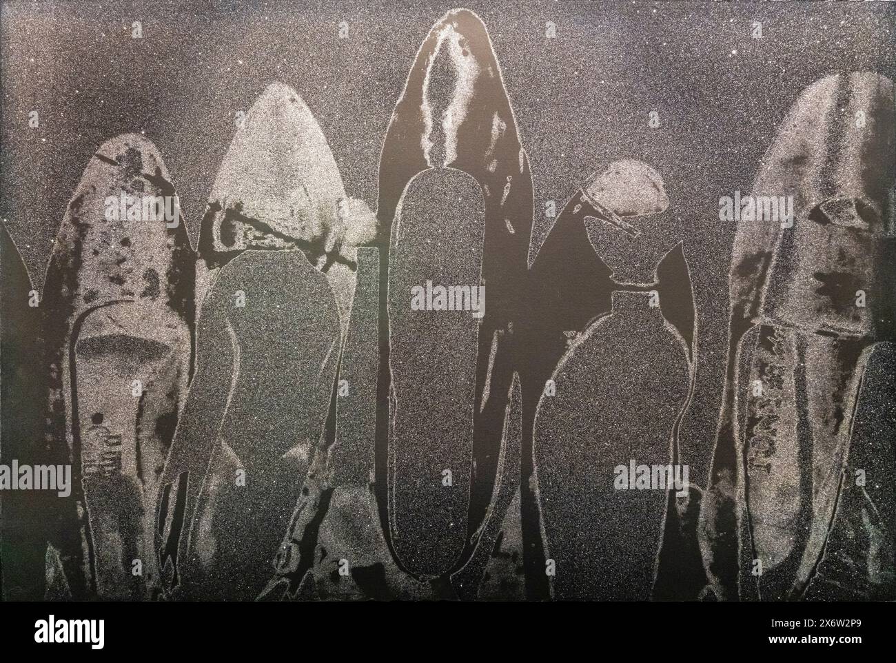 Andy Warhol, Shoes, 1980, screenprint with diamond dust, Moco Museum ...