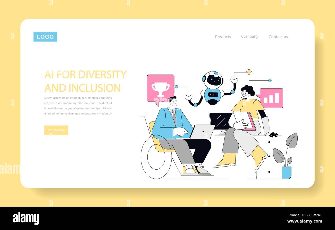 Promoting inclusivity Stock Vector Images - Alamy