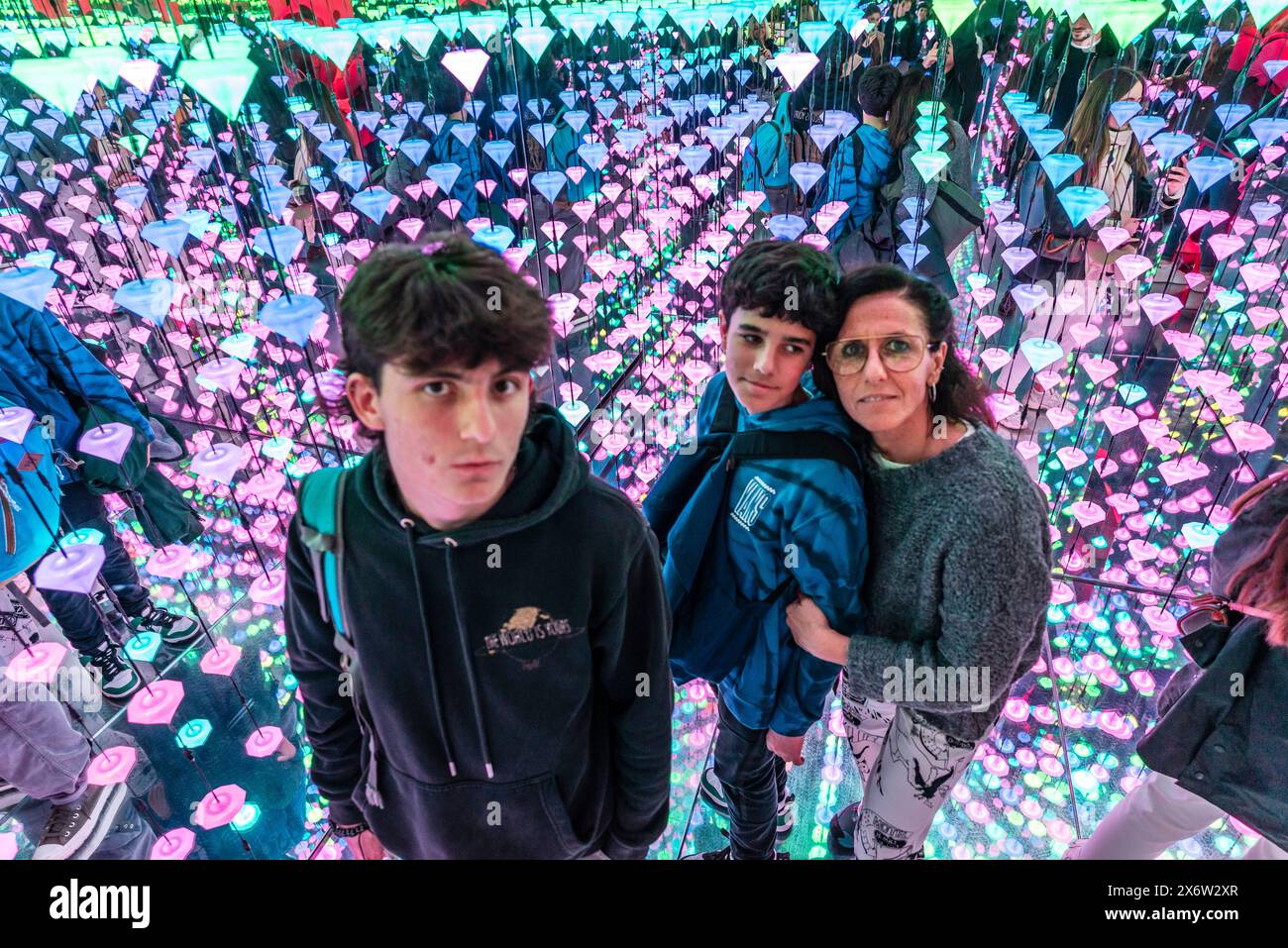 Moco Museum, studio Irma, Diamond Matrix, Amsterdam, Netherlands Stock ...