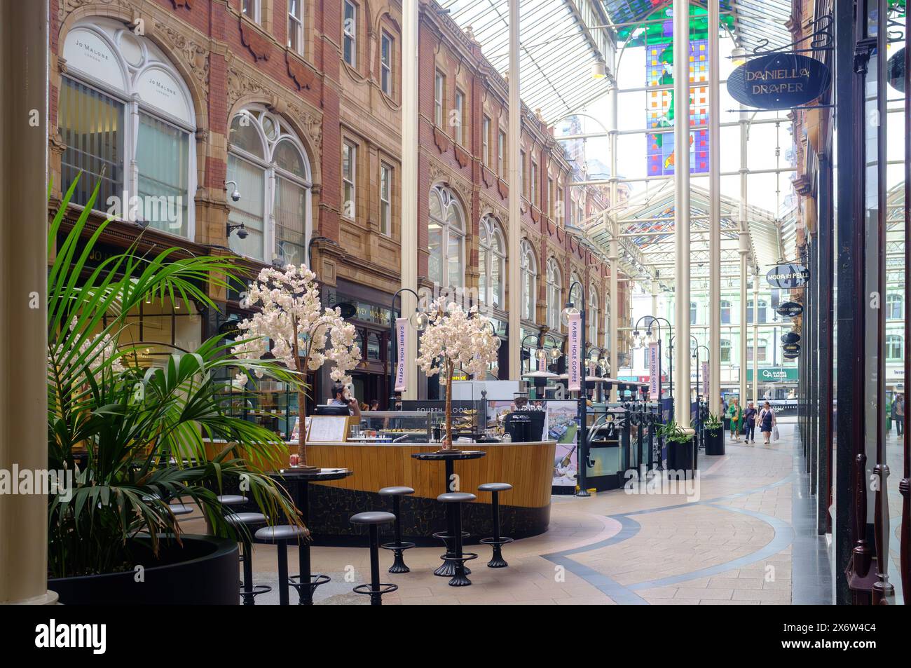The Victoria Quarter, Leeds City Centre, West Yorkshire, UK Stock Photo ...