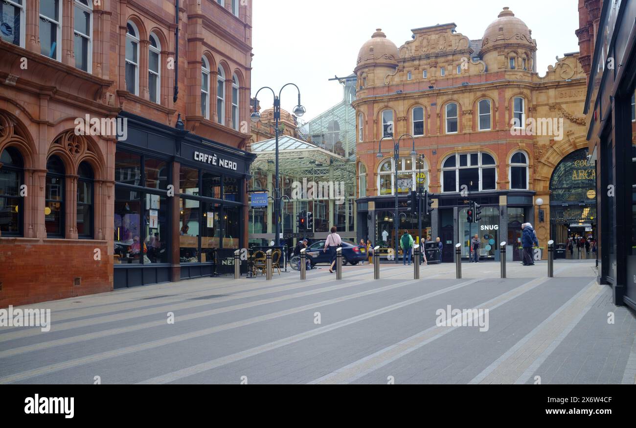 Sidney Street, a pedestrianised walkway opposite the Victoria Arcade ...