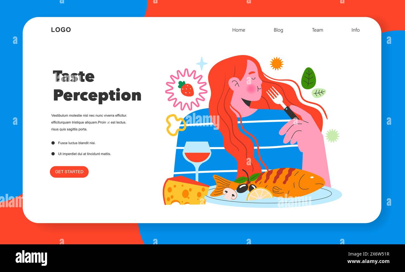 Flavor Reversal concept. A woman enjoying an unexpected twist in taste ...