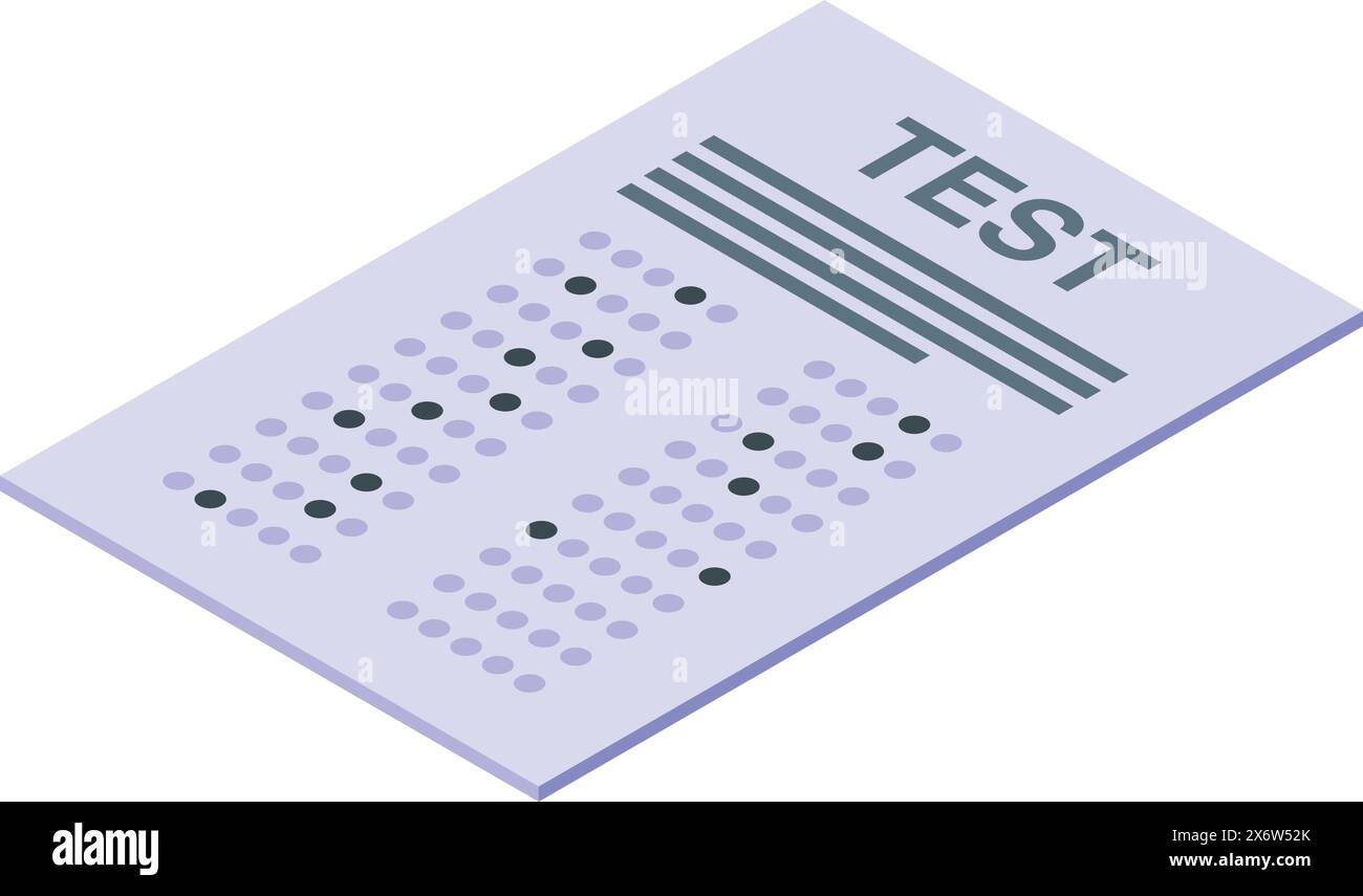 Scantron test Stock Vector Images - Alamy