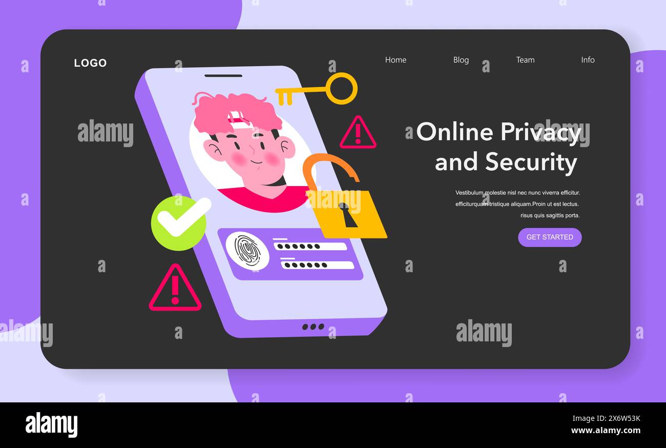 Shield key secure browsing Stock Vector Images - Alamy