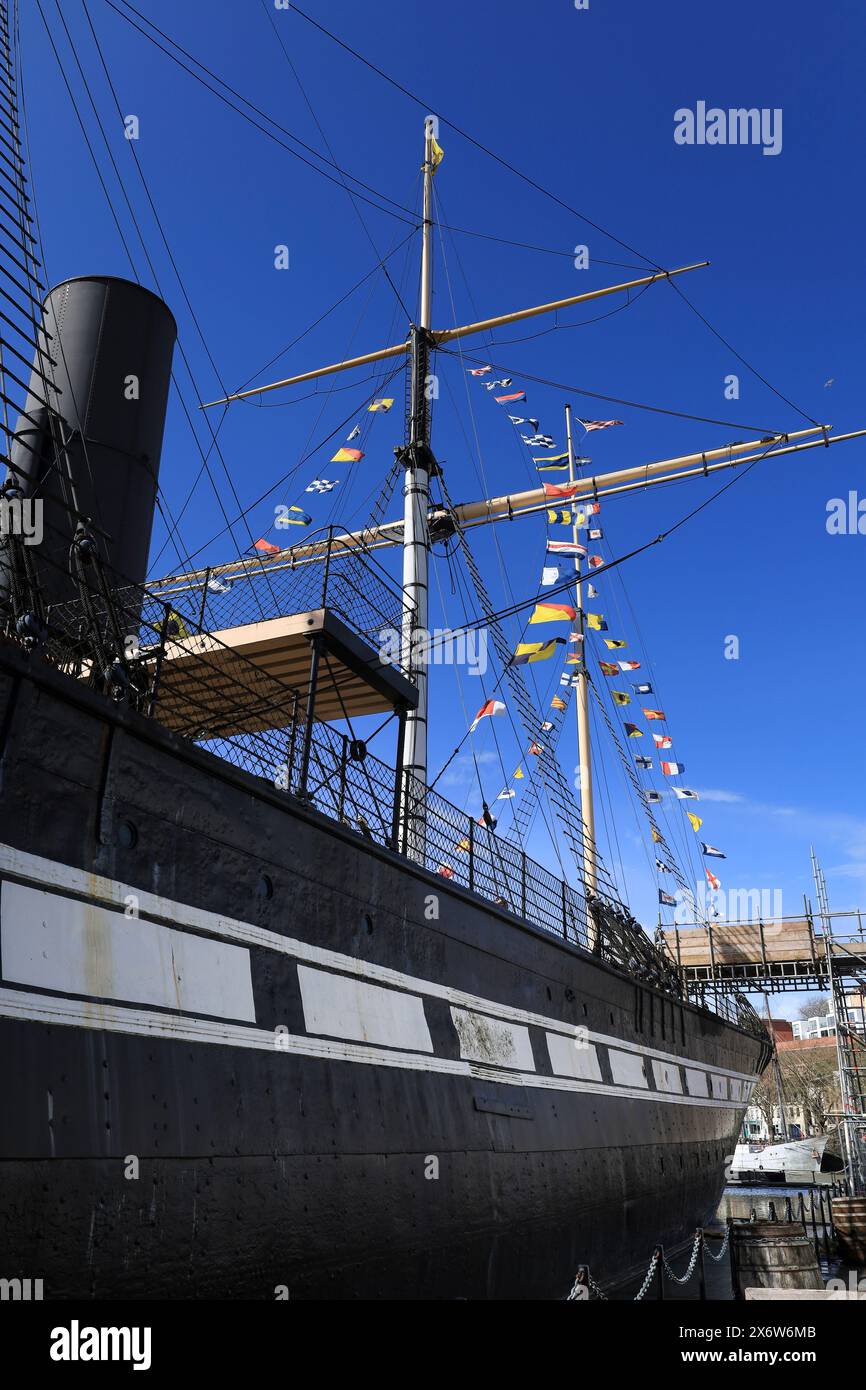 Bristol, England- March 29, 2024: The colossal SS Great Britain ...