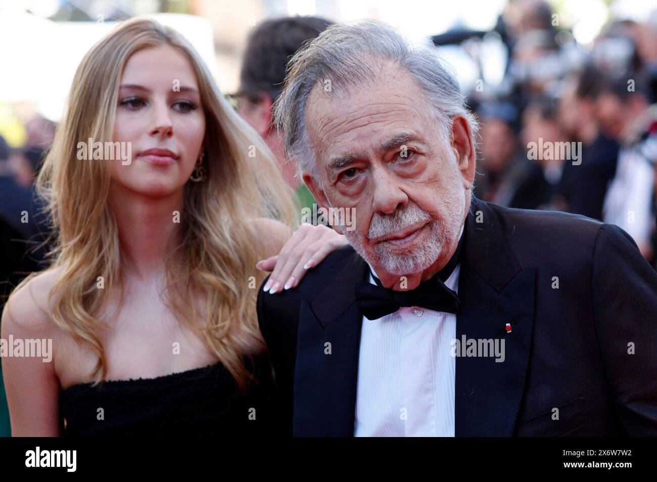 Francis Ford Coppola mit Enkeltochter Romy Croquet Mars bei der Premiere des Kinofilms ...