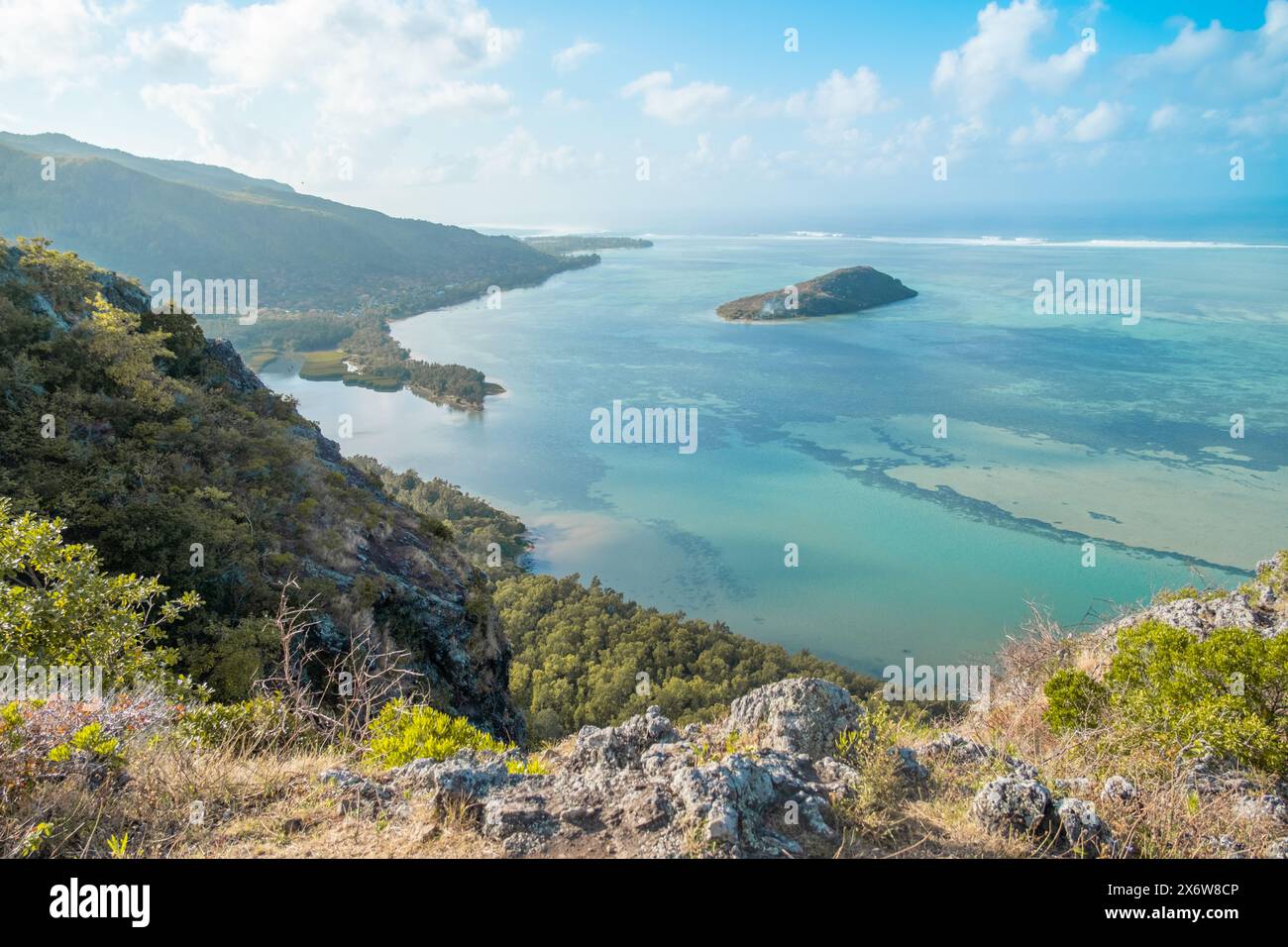 Views during the Le Morne Brabant Hike - the highest point of Mauritius ...