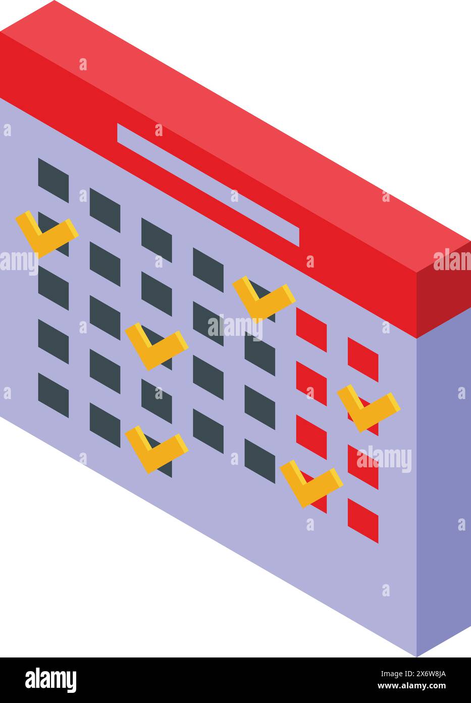 Calendar schedule check marks hi-res stock photography and images - Alamy