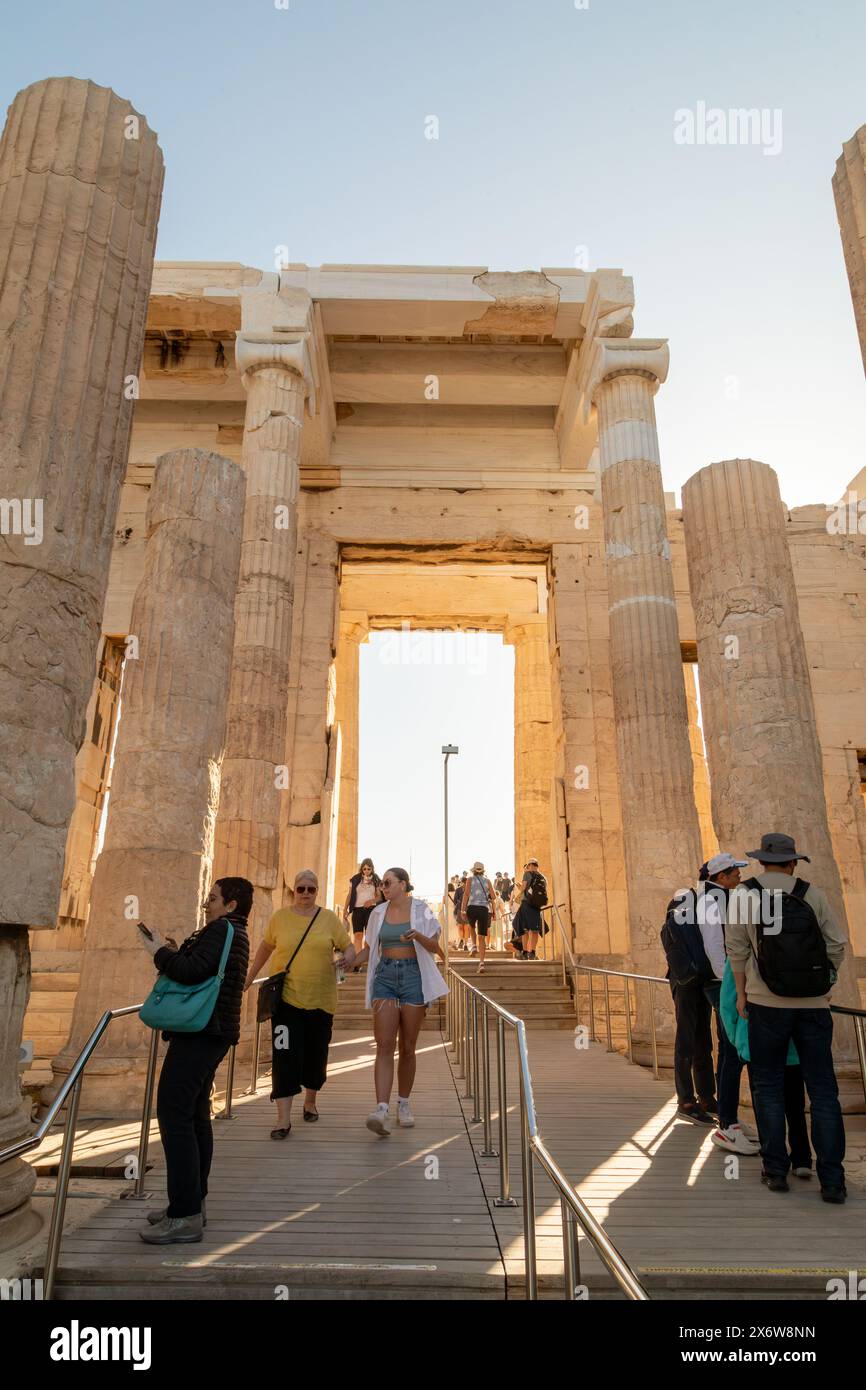The Propylaea, The Acropolis of Athens, Athens (Athina), Central Athens ...