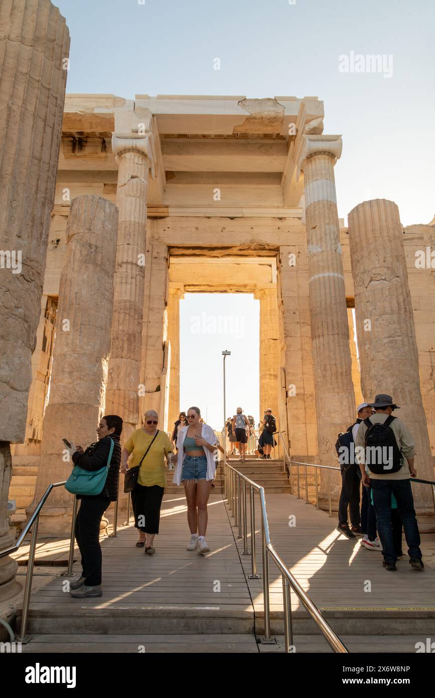 The Propylaea, The Acropolis of Athens, Athens (Athina), Central Athens ...