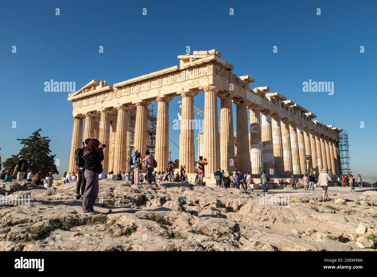 Parthenon Temple, Acropolis, Athens, Greece Stock Photo - Alamy