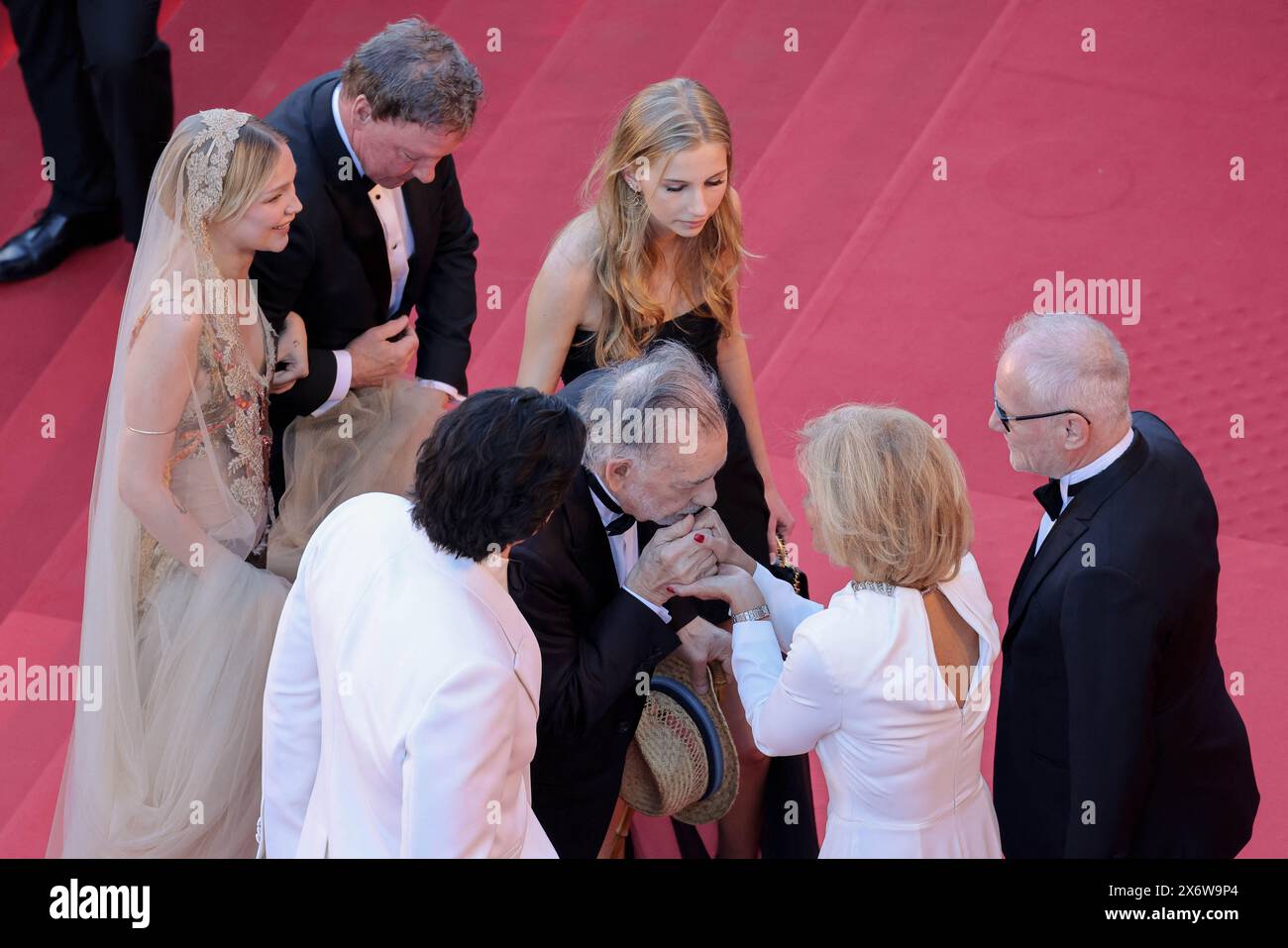 Cannes, France. 16th May, 2024. Adam Driver, Francis Ford Coppola, Romy ...