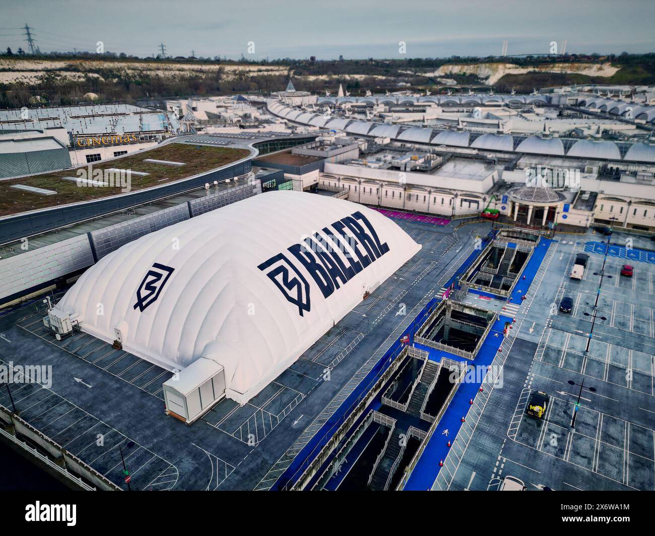 EDITORIAL USE ONLY Undated handout photo issued by Ballerz of Aerial ...