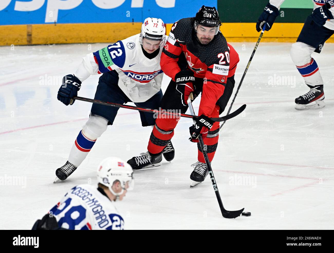 Prague, Czech Republic. 16th May, 2024. Canada vs. Norway group A match ...
