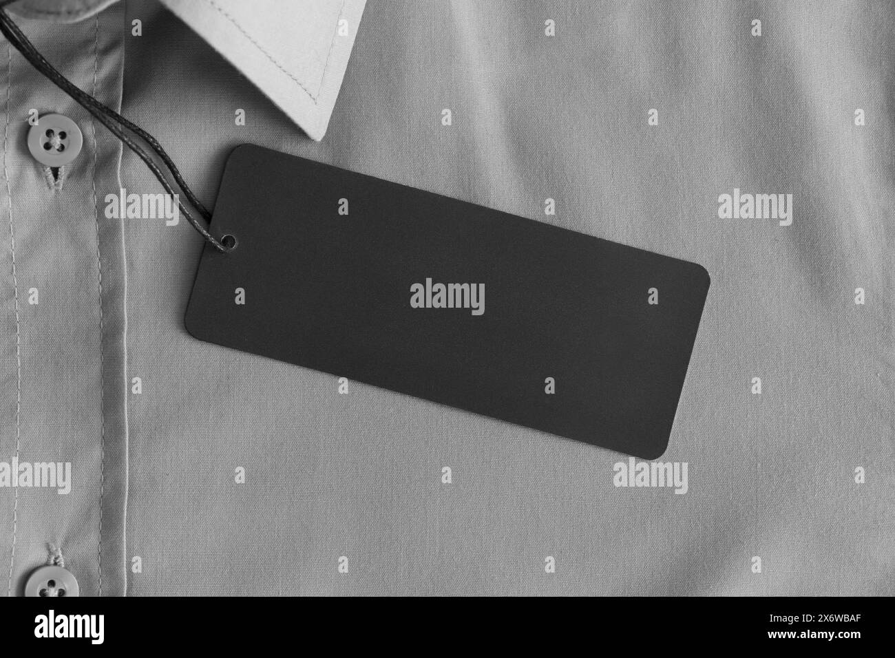 Clothing tag Black and White Stock Photos & Images - Alamy