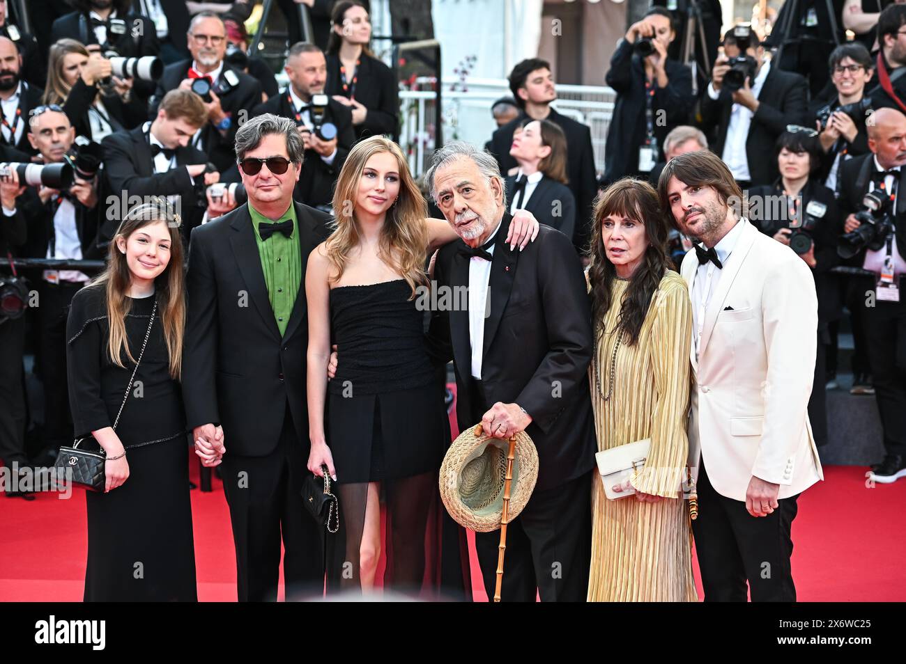 Roman Coppola, Romy Croquet, Francis Ford Coppola, Talia Shire, and ...