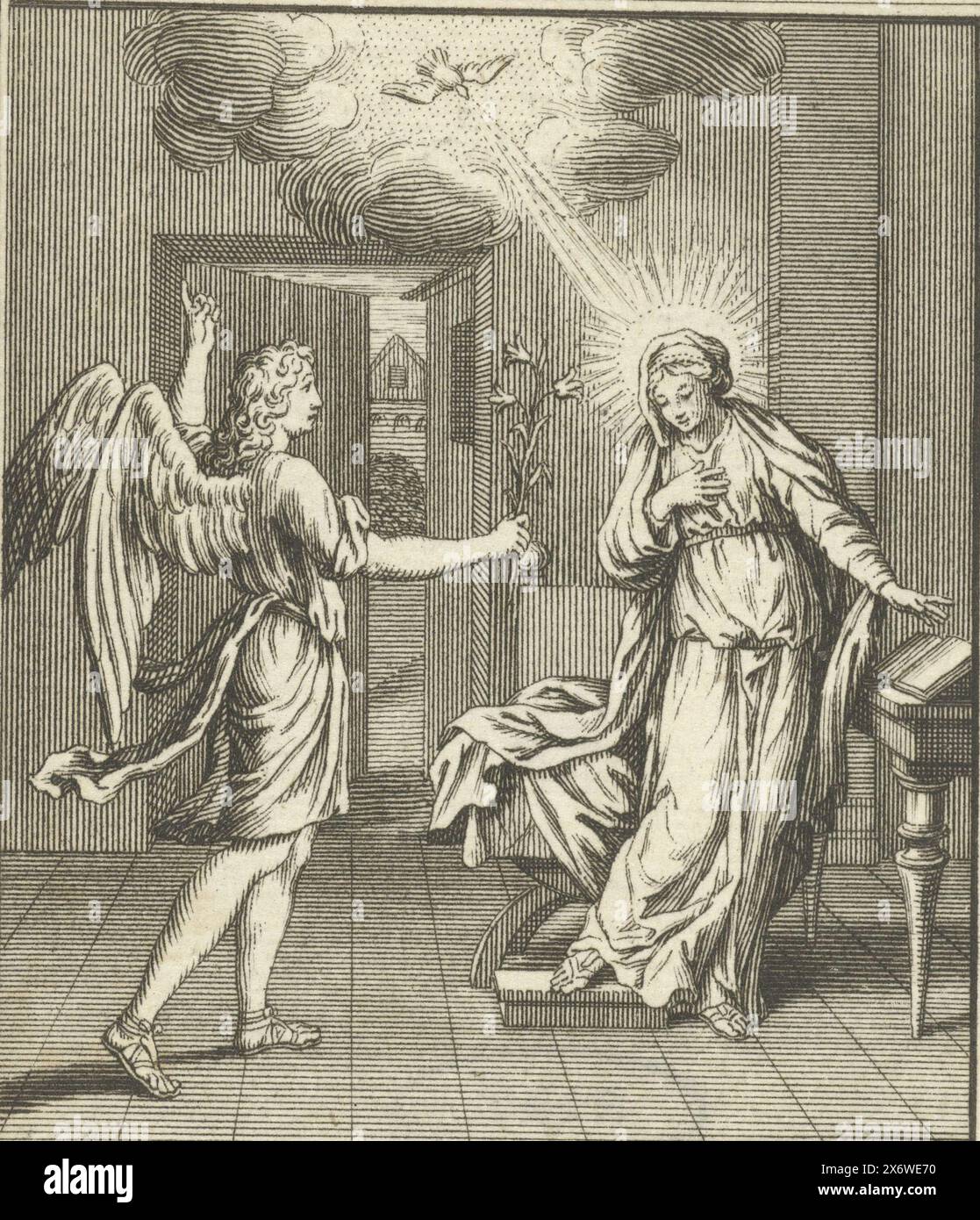 Mary and the angel gabriel hi-res stock photography and images - Alamy