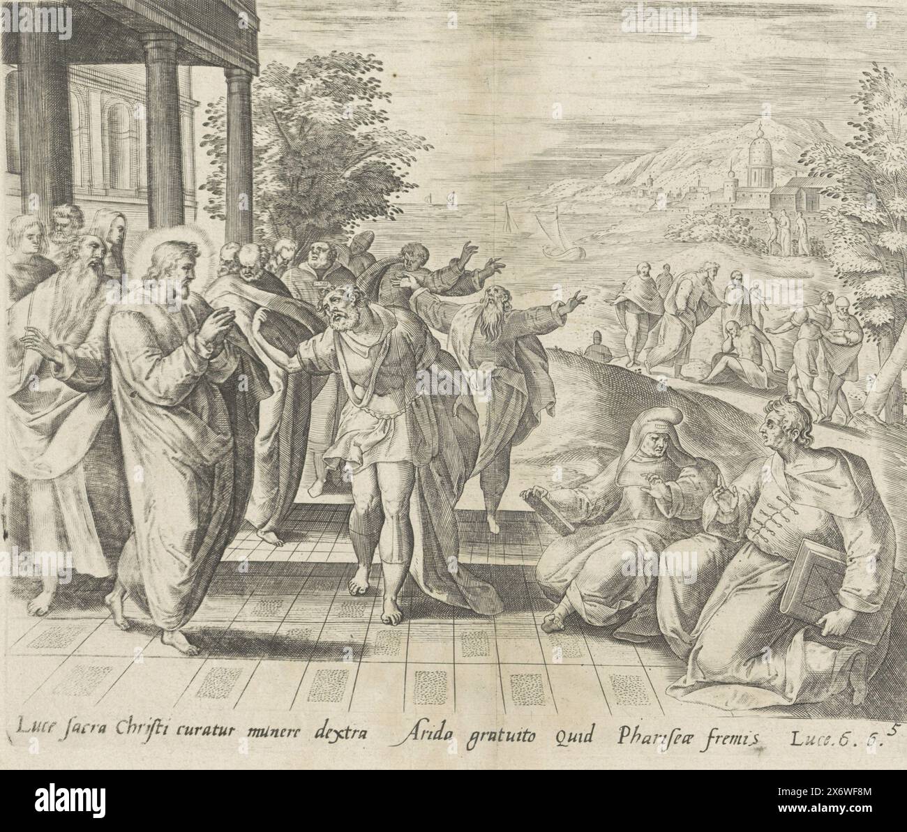 Christ heals a man with a withered hand, Miracles of Christ (series ...