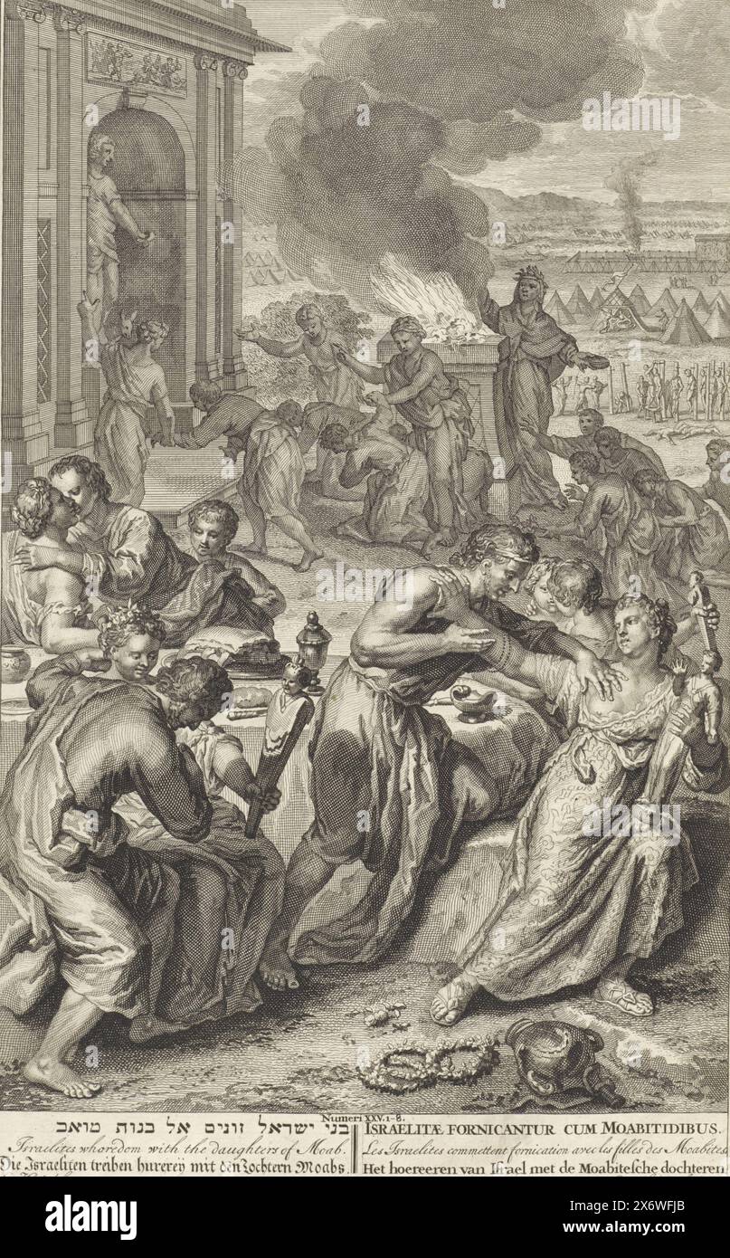 The Israelites and the Moabite women, Israel's fornication with the ...