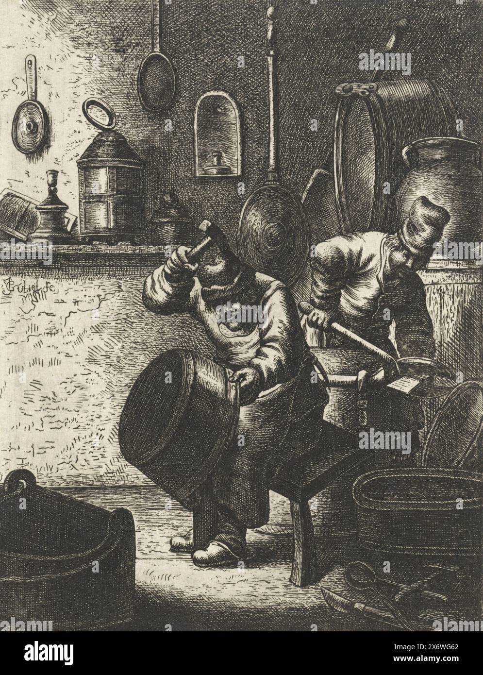 Two coppersmiths hi-res stock photography and images - Alamy