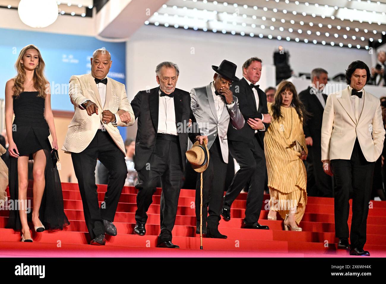 Cannes, France. 16th May, 2024. Romy Croquet Mars, Lawrence Fishburne ...
